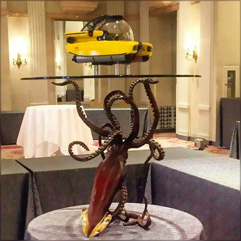 Giant Squid Dining Table | Kirk McGuire Bronze Sculpture